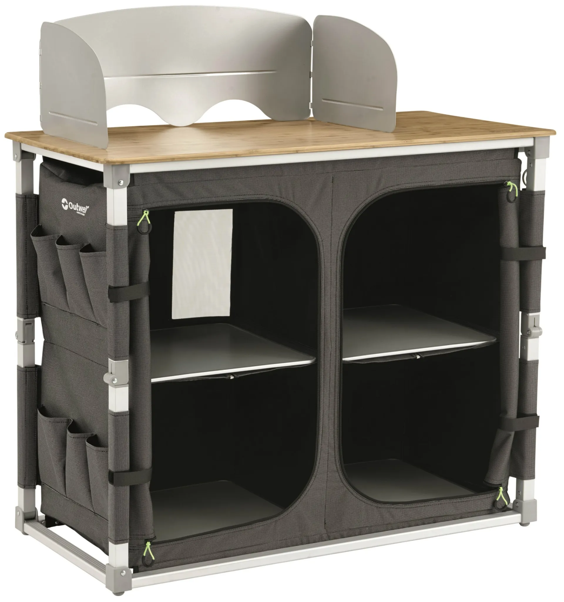 Outwell Padres XL Kitchen Table with Bamboo Table Top - DEMO MODEL