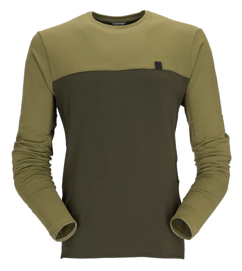 Rab Mens Dihedral Crew Shirt - Green-Army