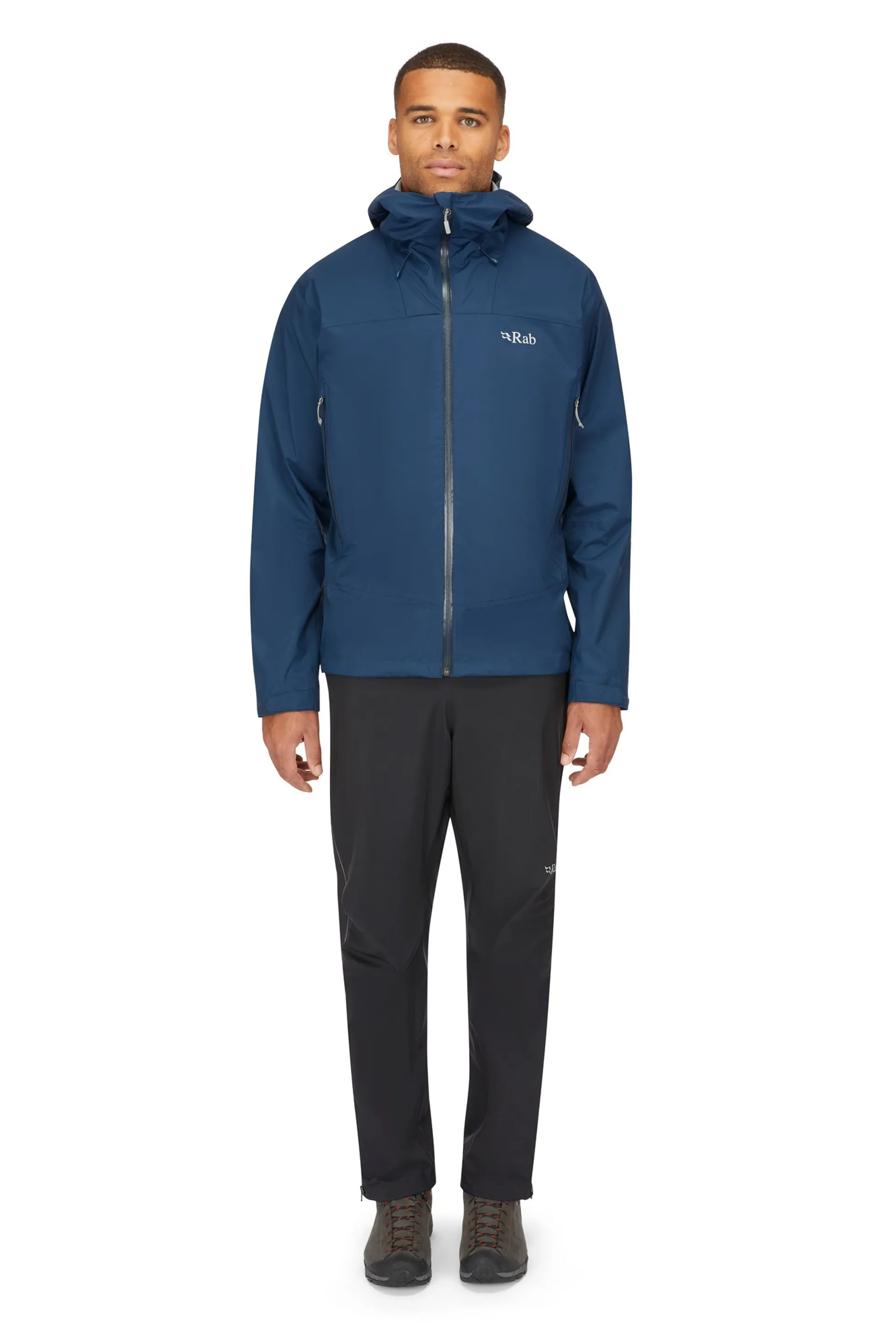 Rab Mens Downpour Plus 2.0 Jacket - Tempest Blue