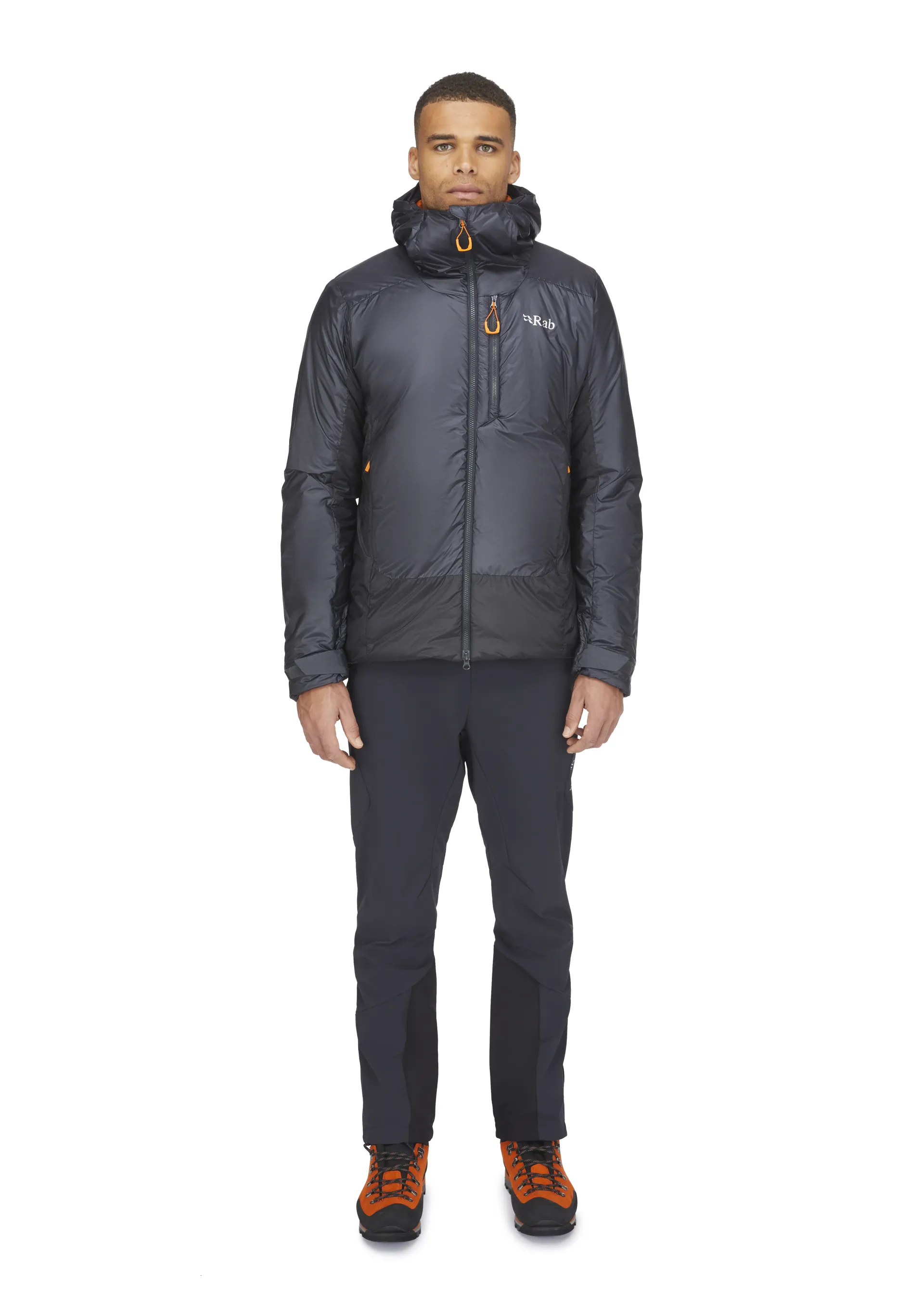 Rab Mens Generator Alpine Jacket - Anthracite-Marmalade