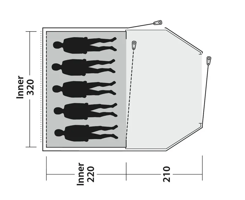 Outwell Earth 5 Tent - 2021 Model