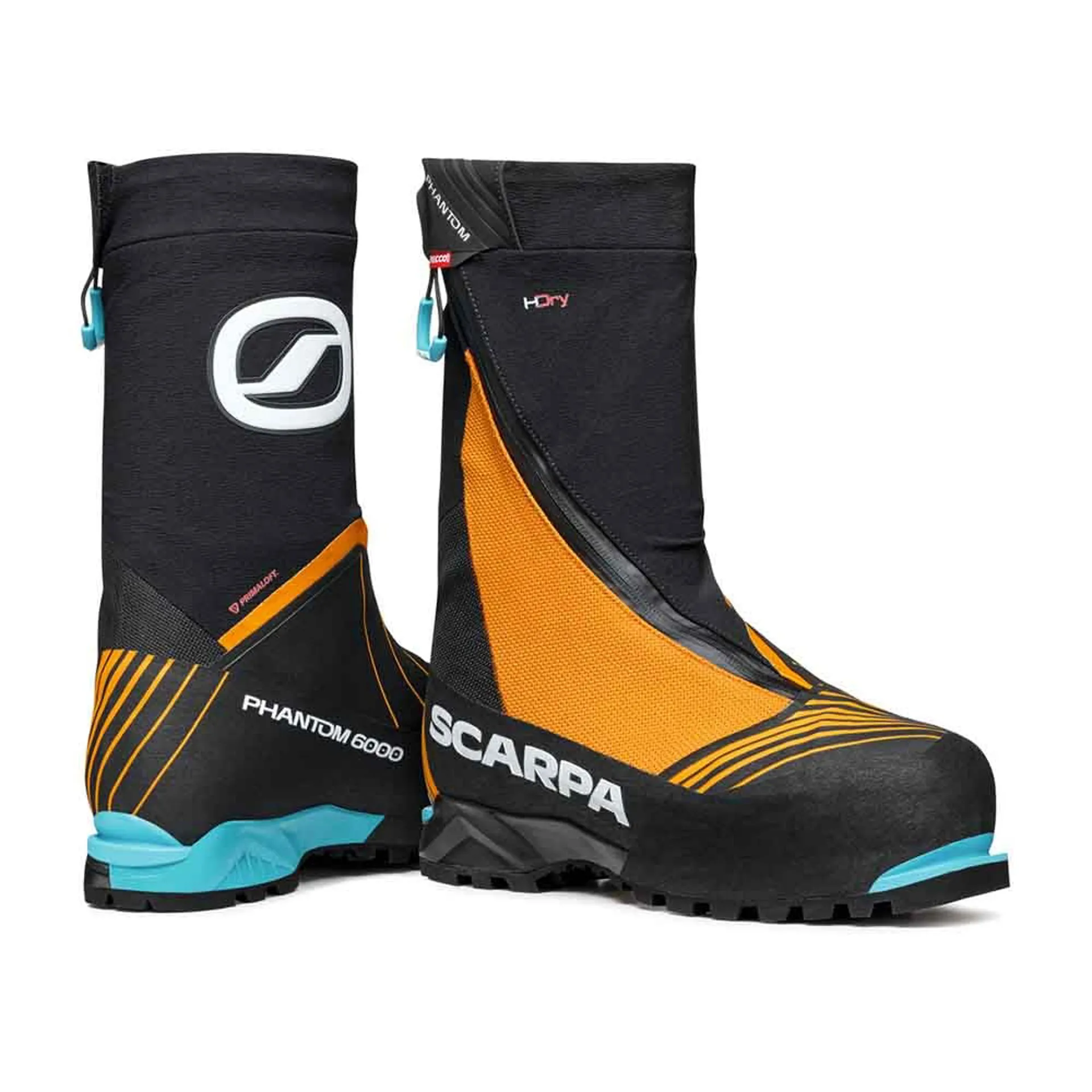 Scarpa Mens Phantom 6000 HD Boot - Black-Bright Orange