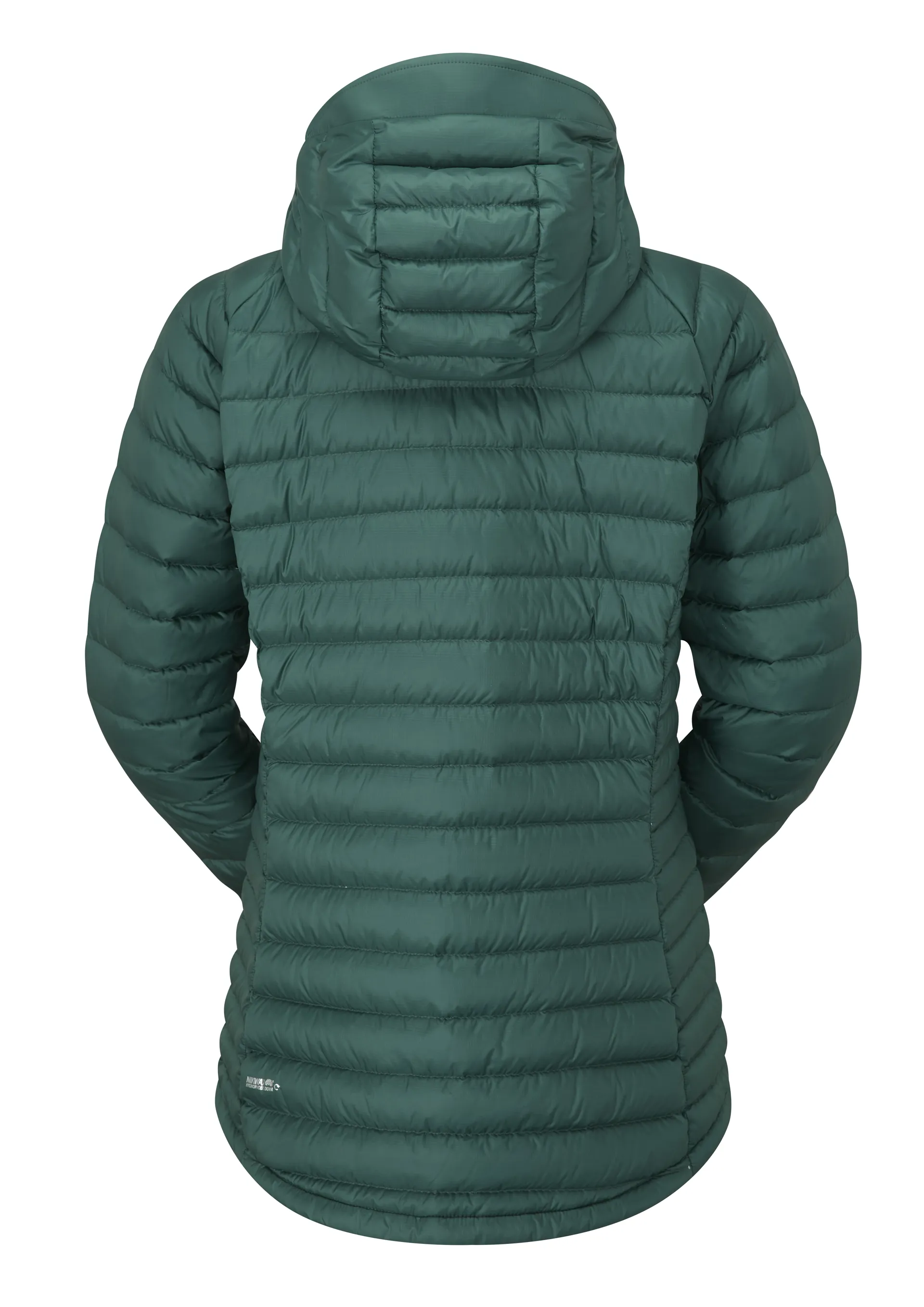 Rab Womens Microlight Alpine Long Jacket - Green Slate