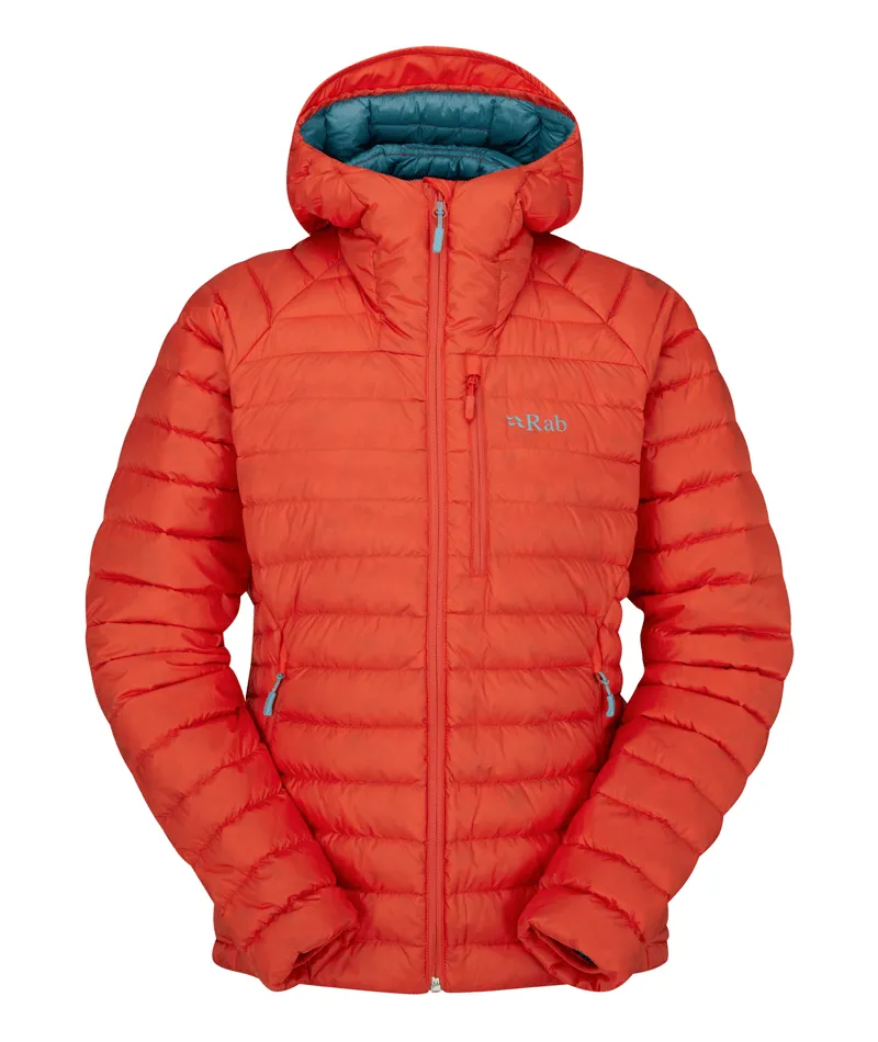 Rab Womens Microlight Alpine Jacket - Red Grapefruit