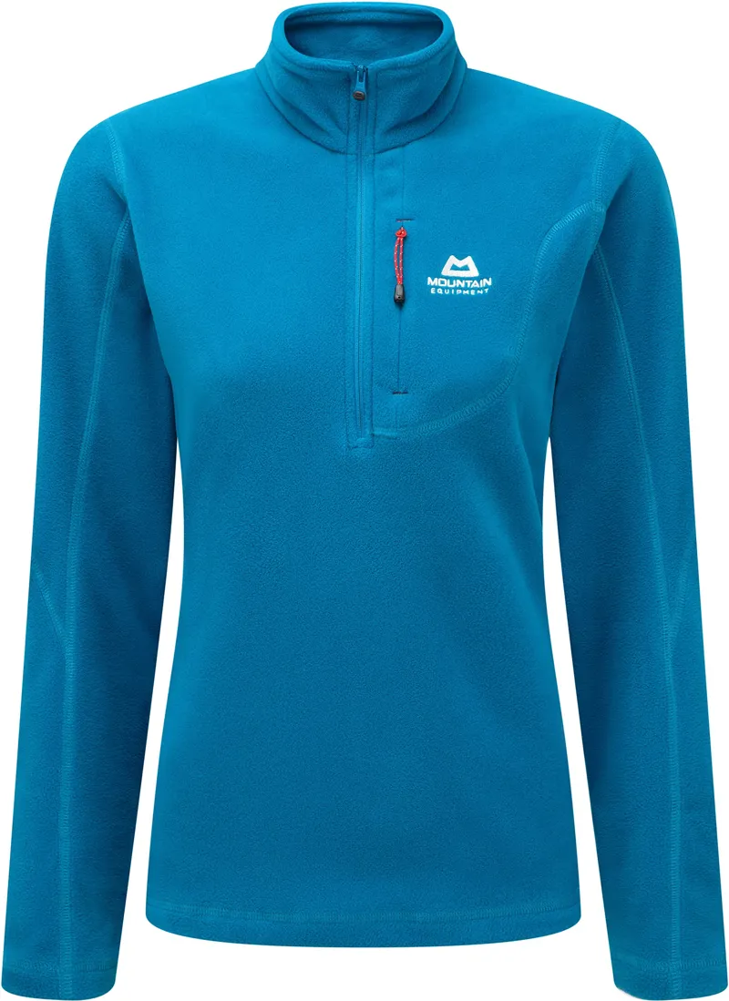 Mountain Equipment Womens Micro Zip-T - Lagoon Blue