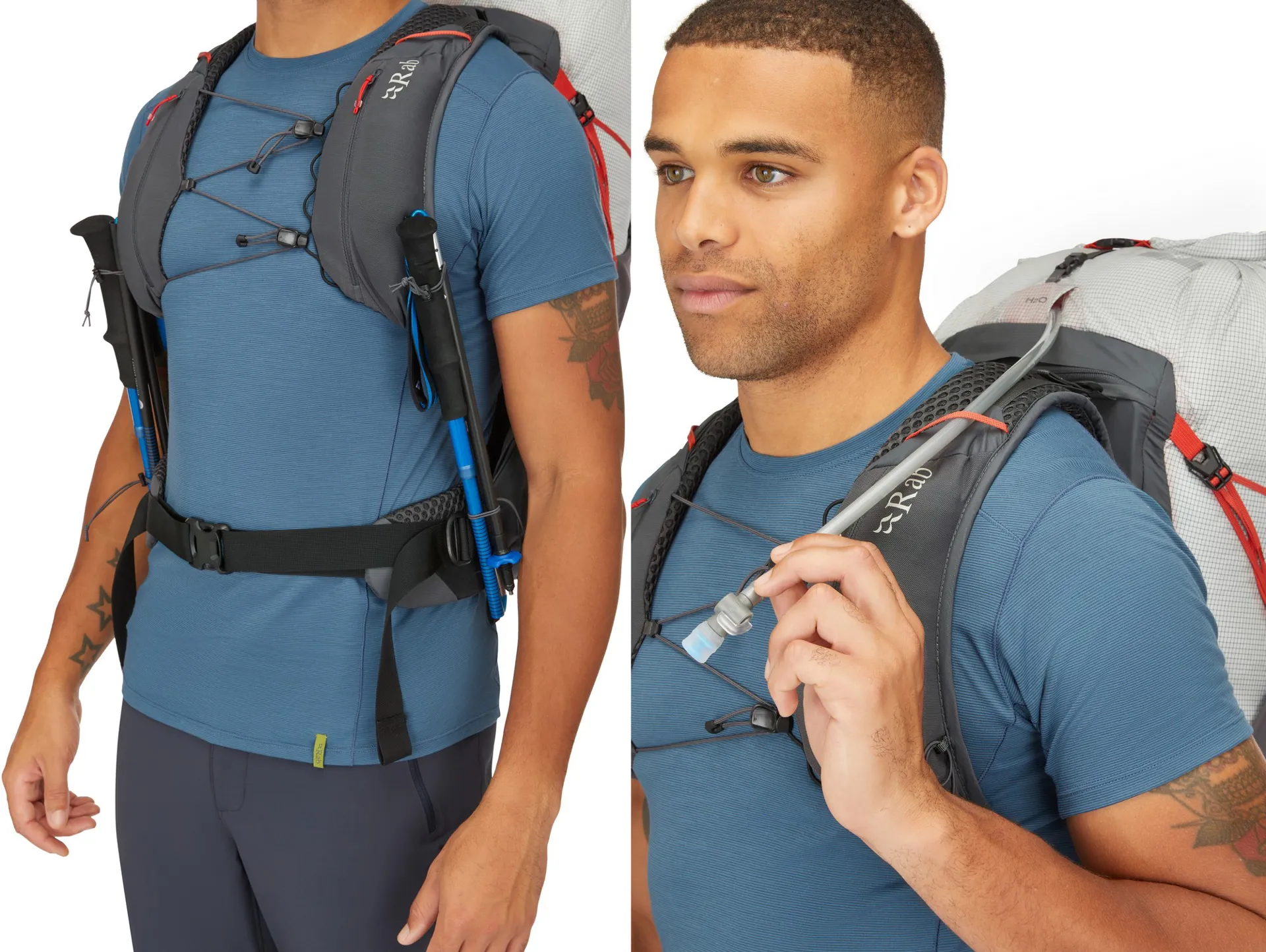 Rab Mens Muon 40 Rucksack - Pewter-Graphene