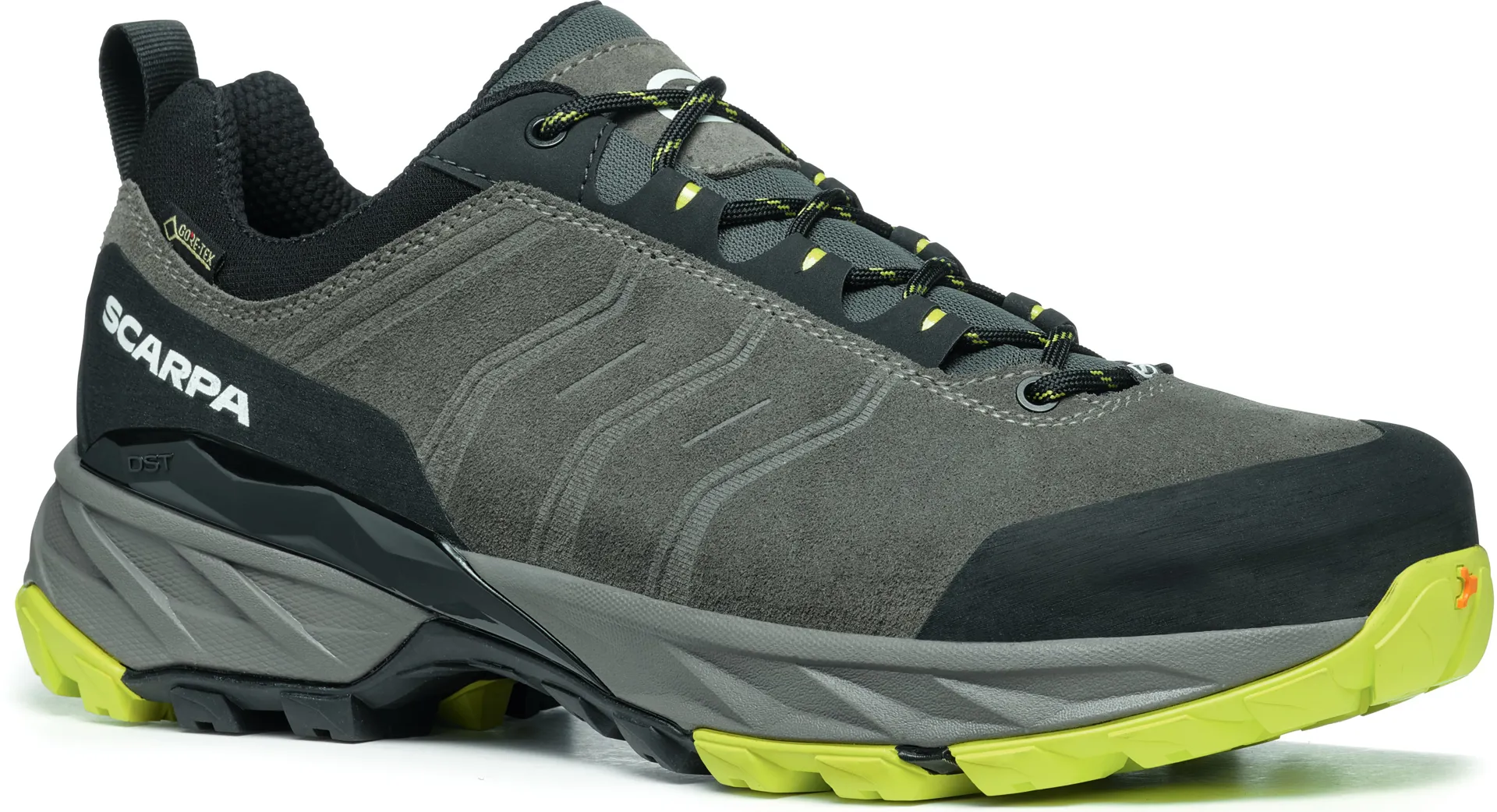 Scarpa Mens Rush Trail GTX Shoes - Titanium-Lime
