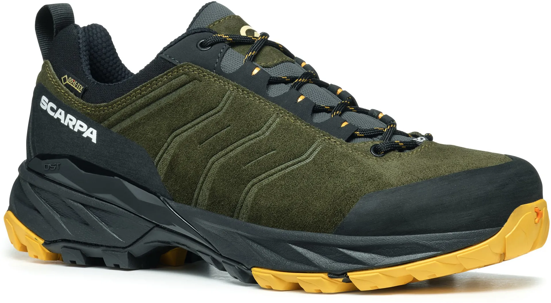 Scarpa Mens Rush Trail GTX Shoes - Thyme Green-Mustard