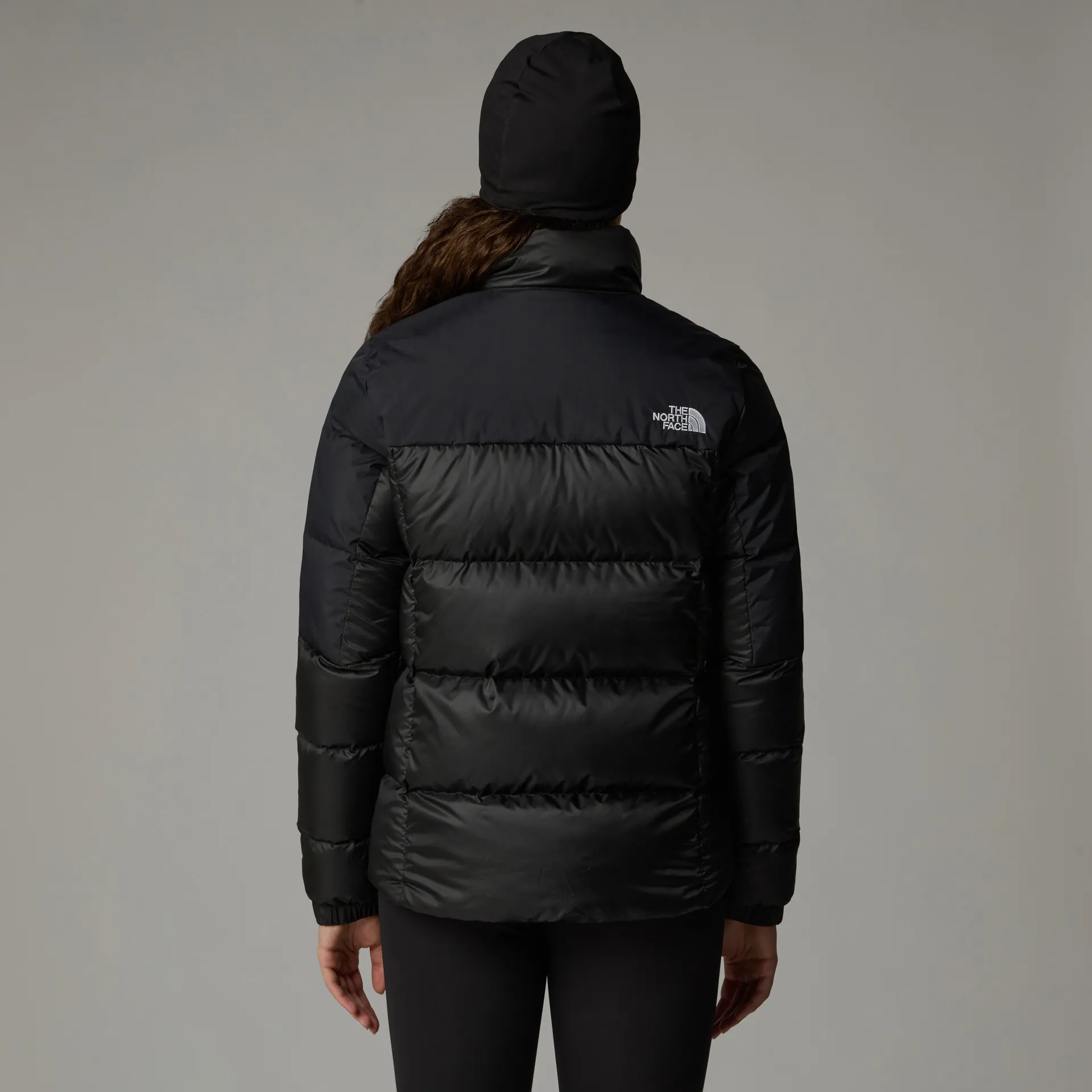 The North Face Womens Diablo Down Jacket - TNF Black Heather-TNF Black