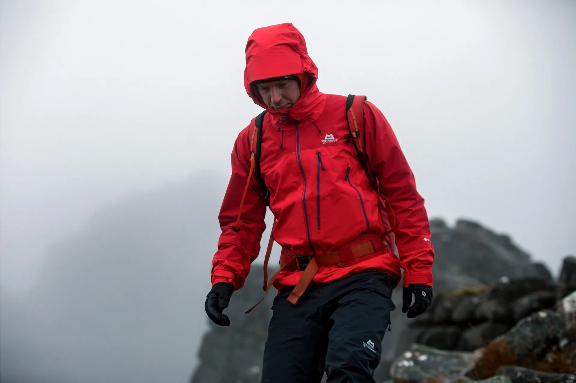 Mountain Equipment Mens Lhotse Jacket - Imperial Red-Crimson
