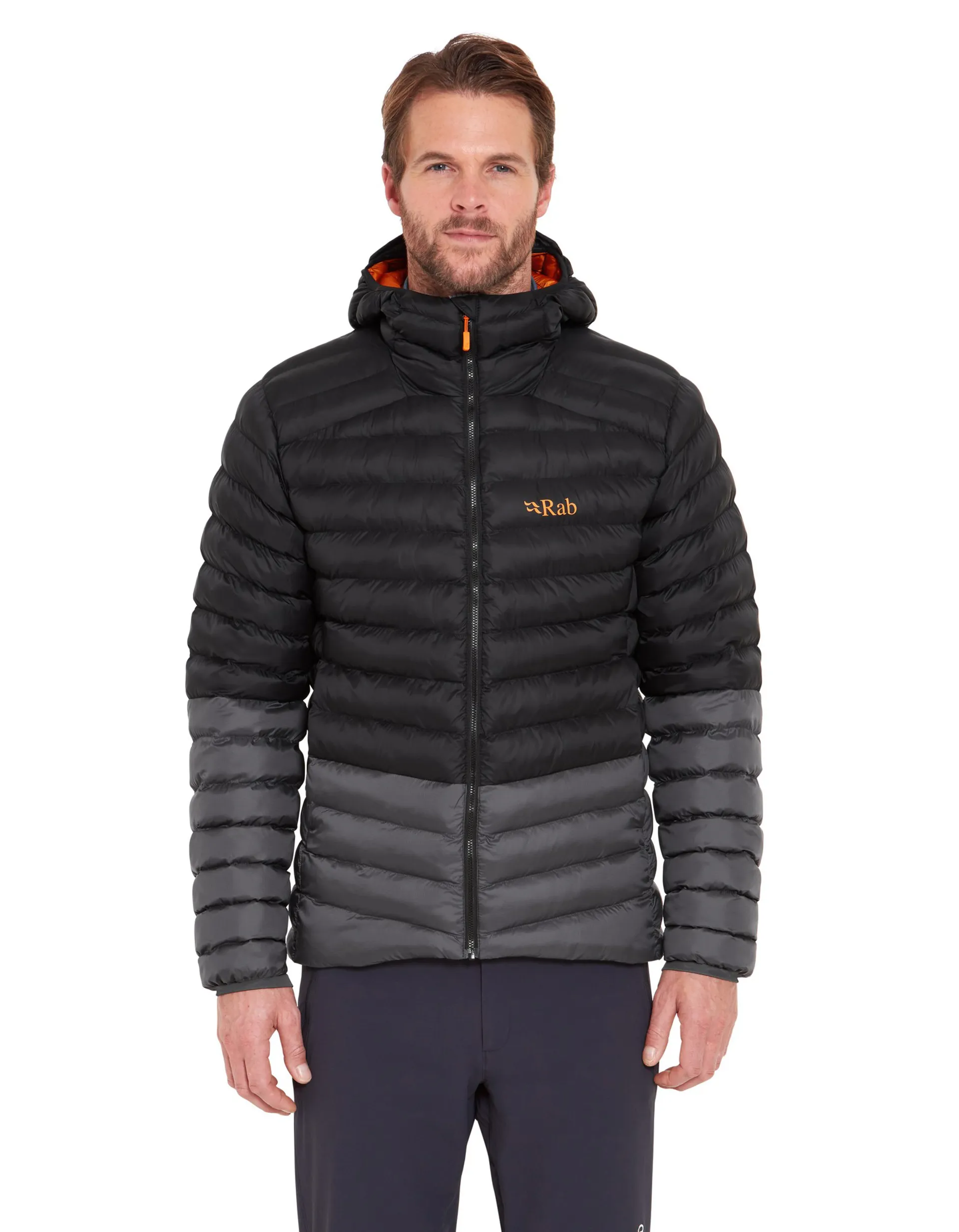 Rab Mens Cirrus Alpine Jacket - Black-Graphene