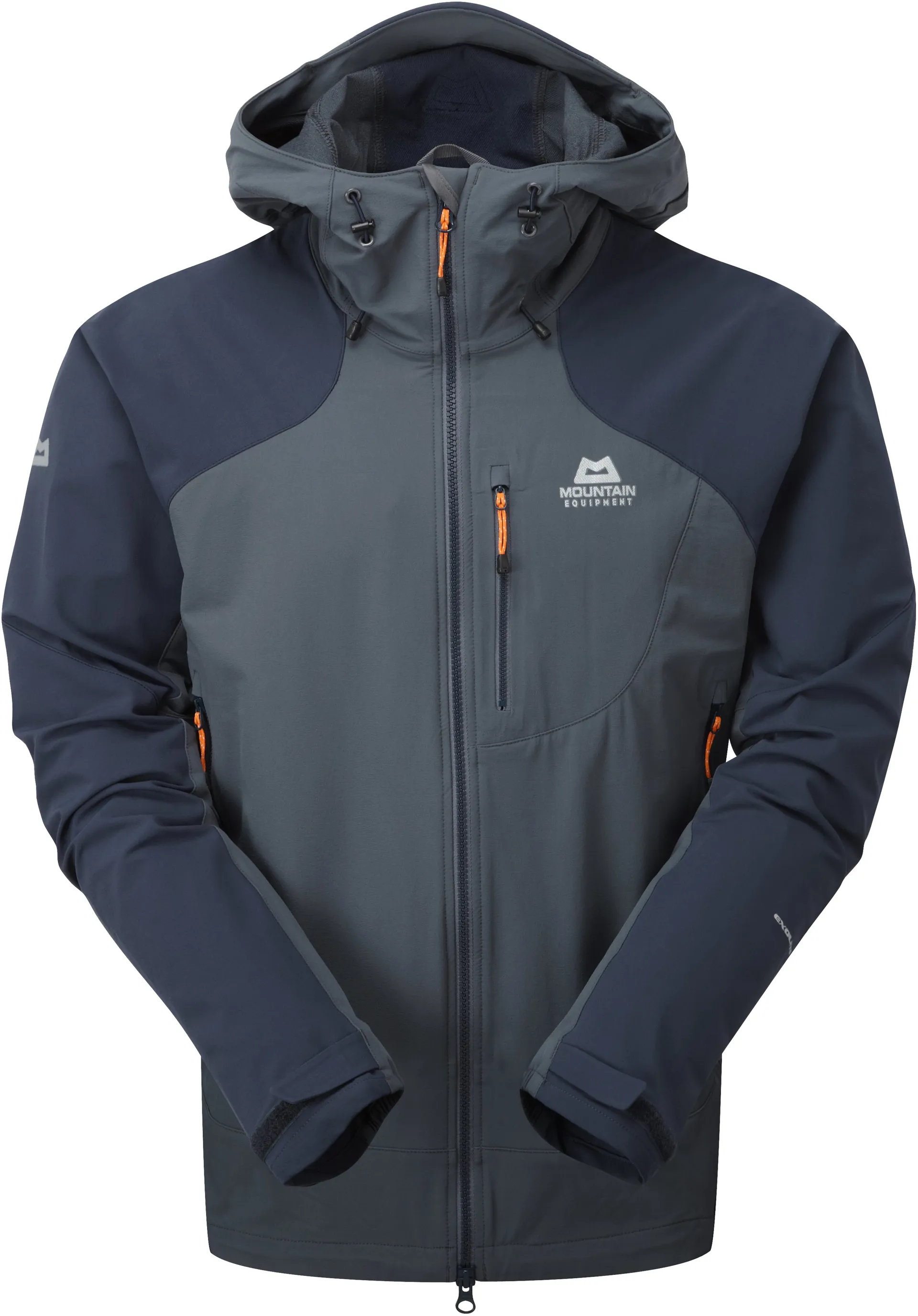 Mountain Equipment Mens Frontier Hooded Jacket - Ombre Blue-Cosmos