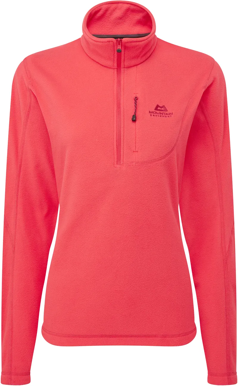 Mountain Equipment Womens Micro Zip-T Fleece - Hibiscus