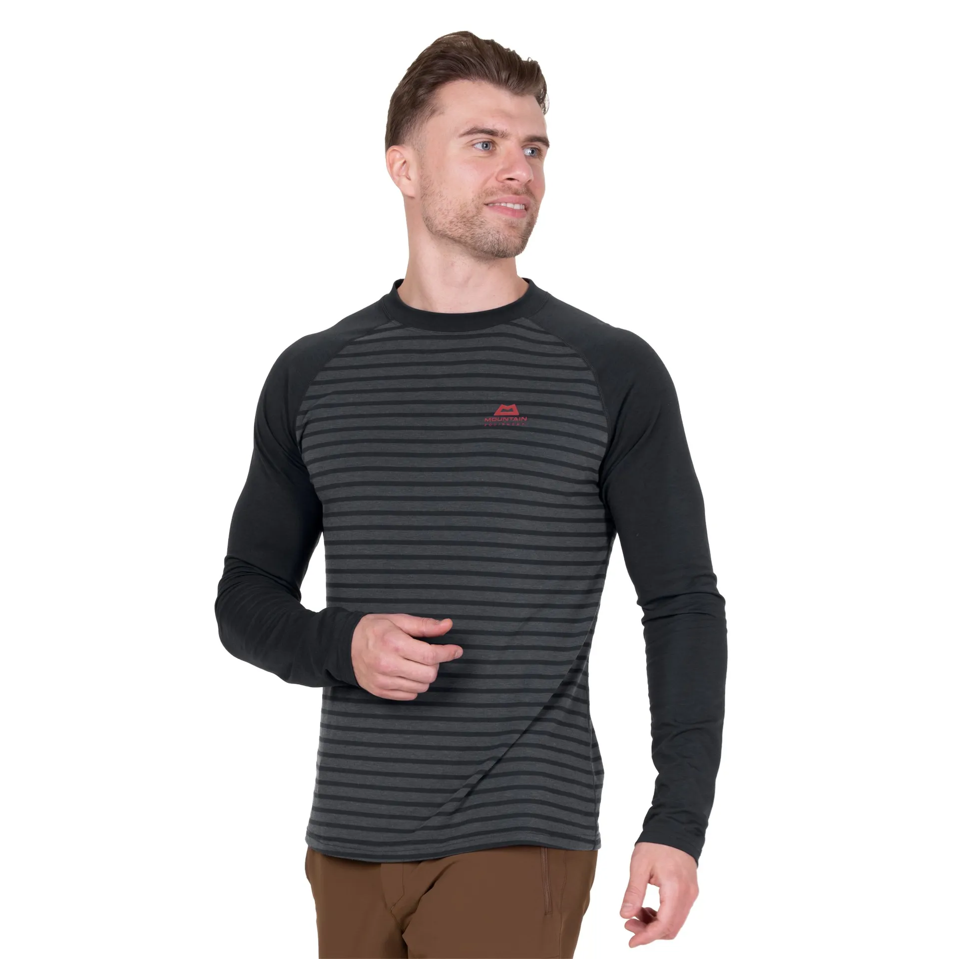 Mountain Equipment Mens Redline Long Sleeved Tee - Cosmos Stripe-Cosmos
