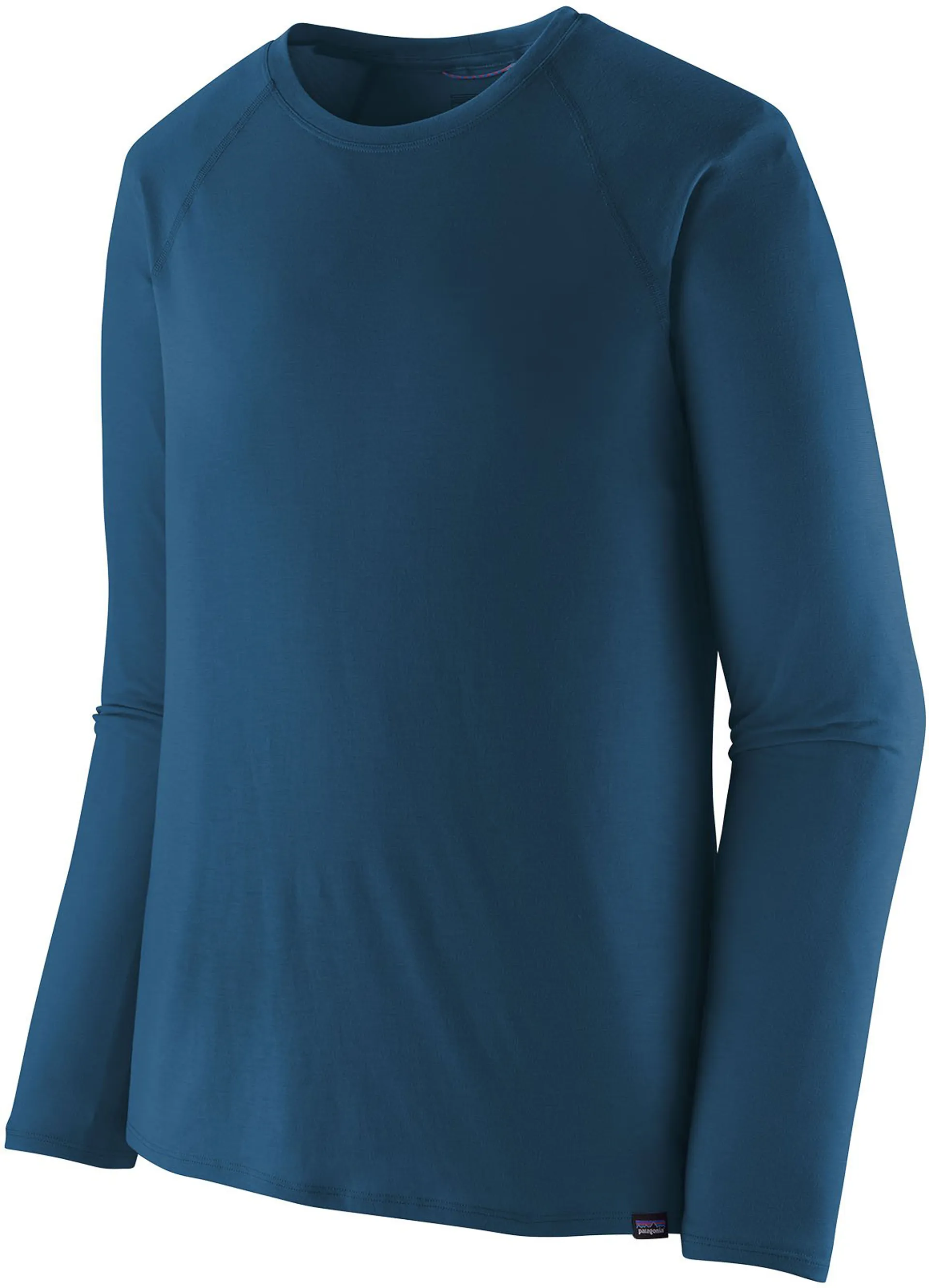 Patagonia Mens Long Sleeved Cap Cool Trail Shirt - Lagom Blue
