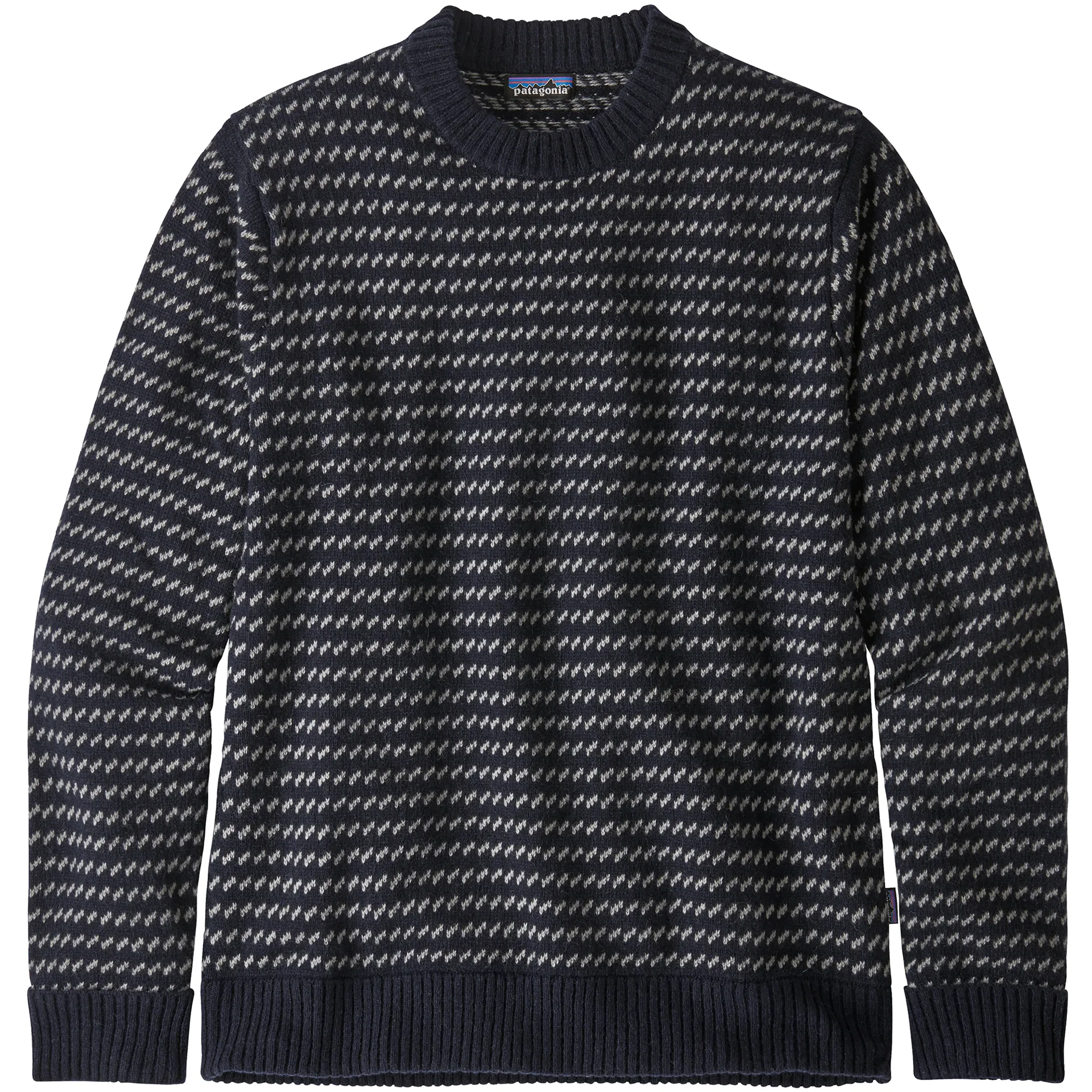 Patagonia Mens Recycled Wool-Blend Sweater - Classic Navy