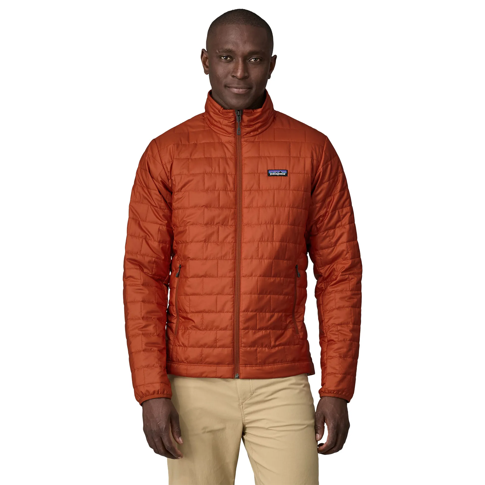 Patagonia Mens Nano Puff Jacket - Burnished Red