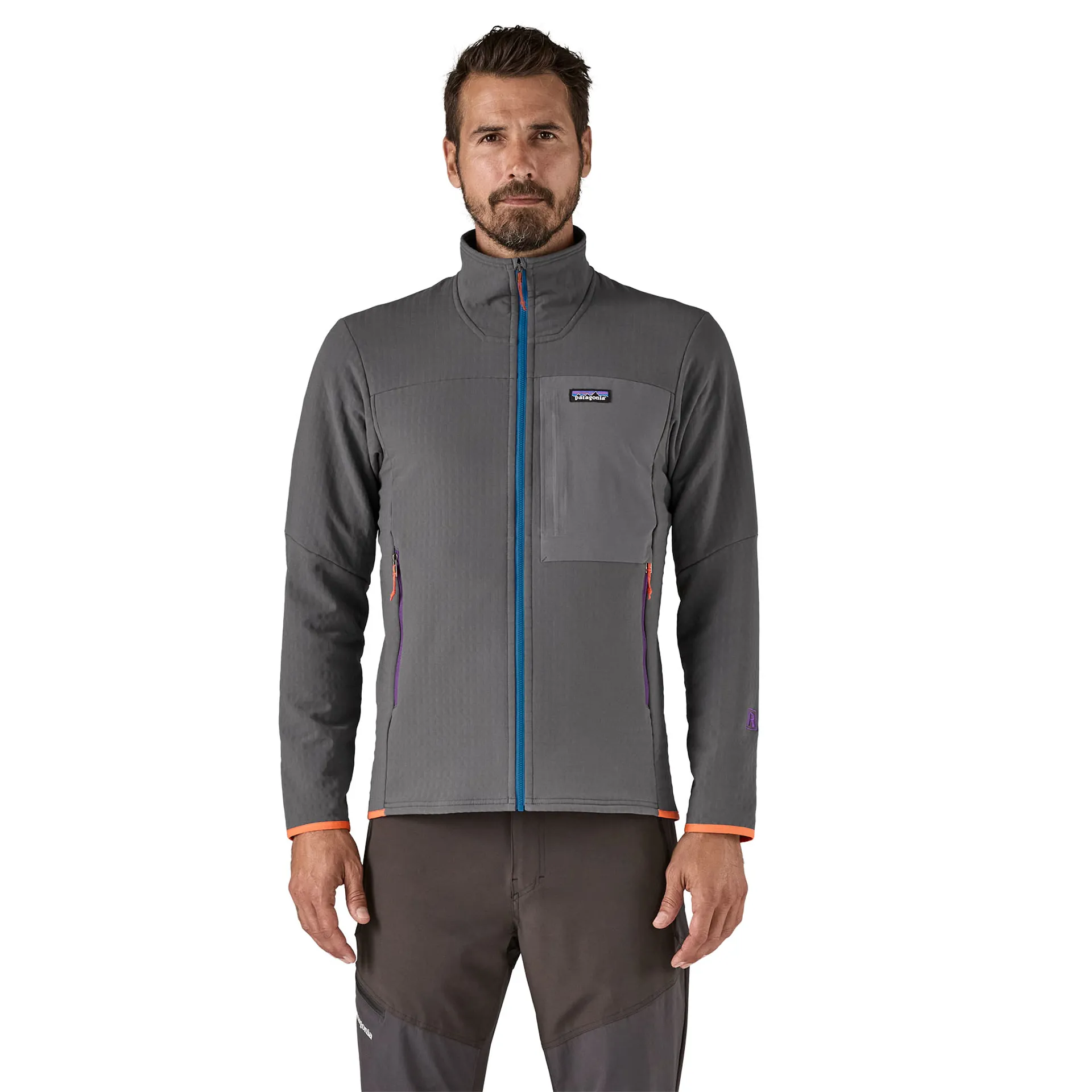 Patagonia Mens R2 TechFace Jacket - Forge Grey