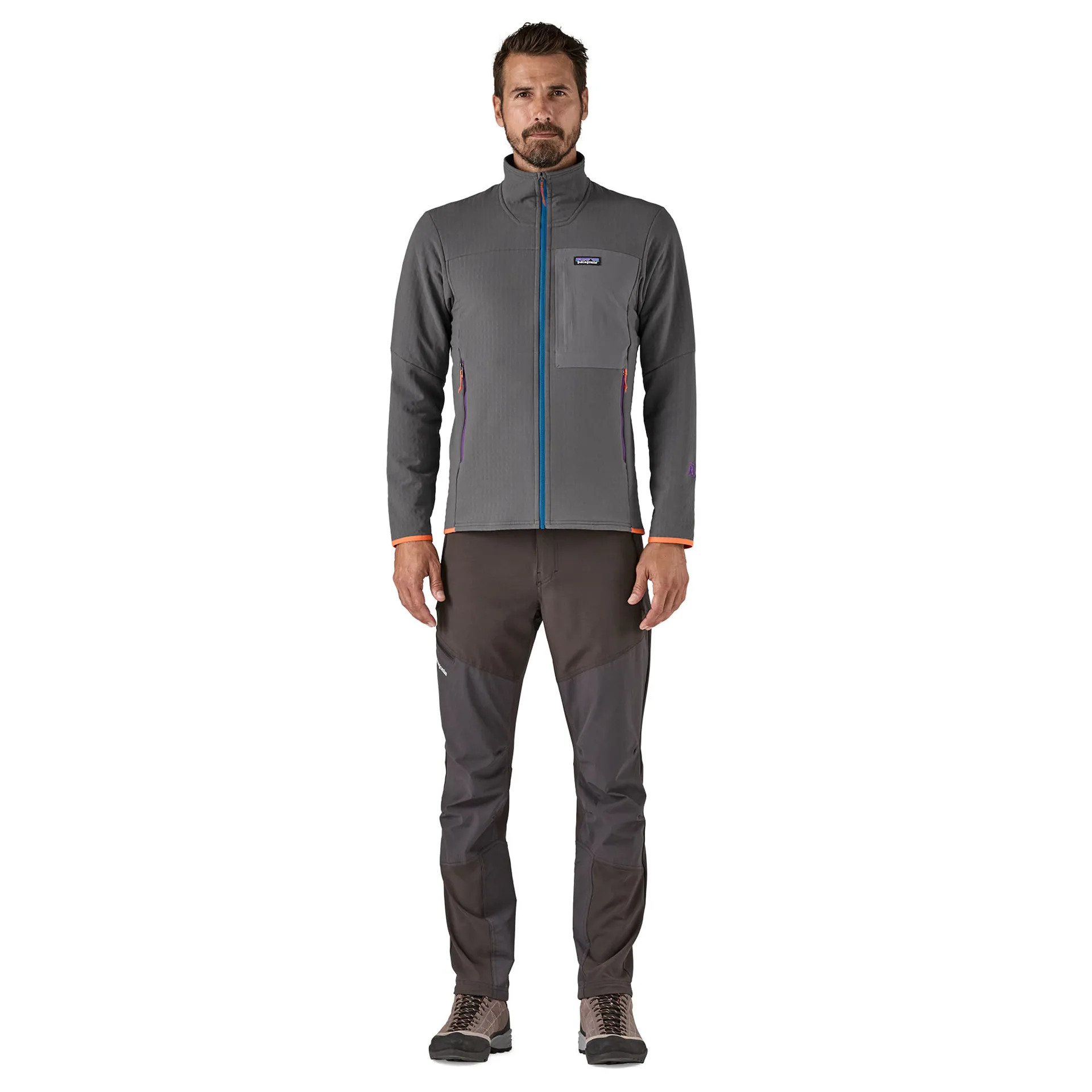Patagonia Mens R2 TechFace Jacket - Forge Grey