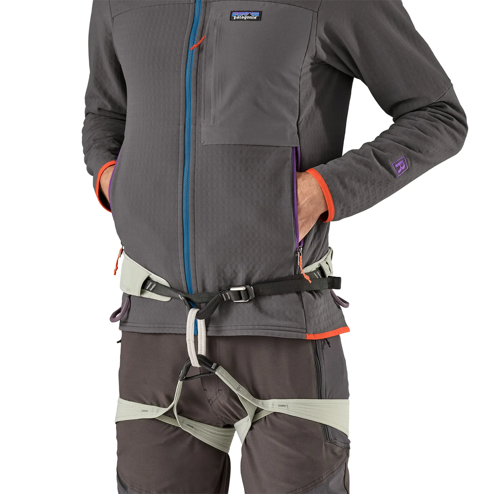Patagonia Mens R2 TechFace Jacket - Forge Grey