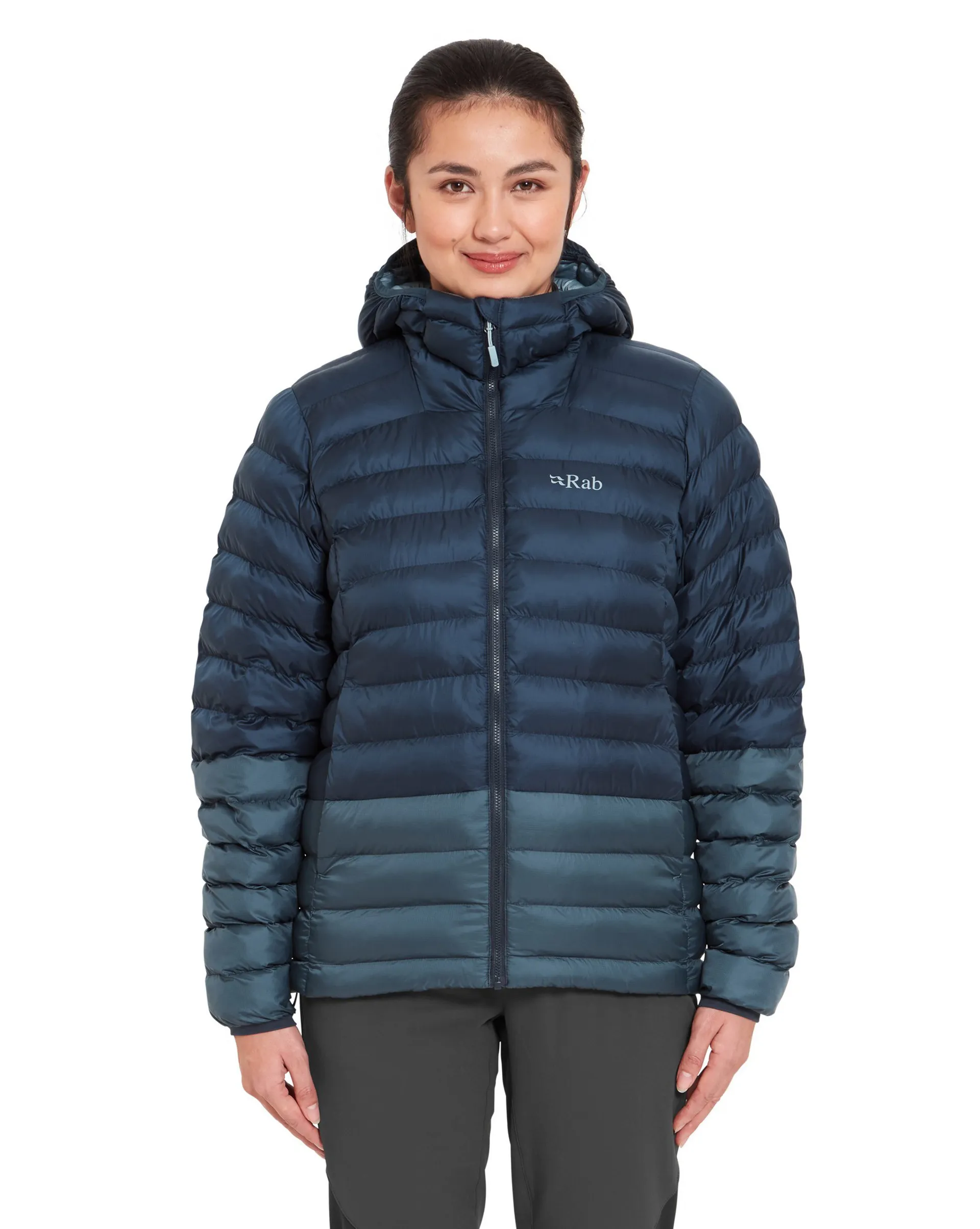 Rab Womens Cirrus Alpine Jacket - Tempest Blue-Orion Blue