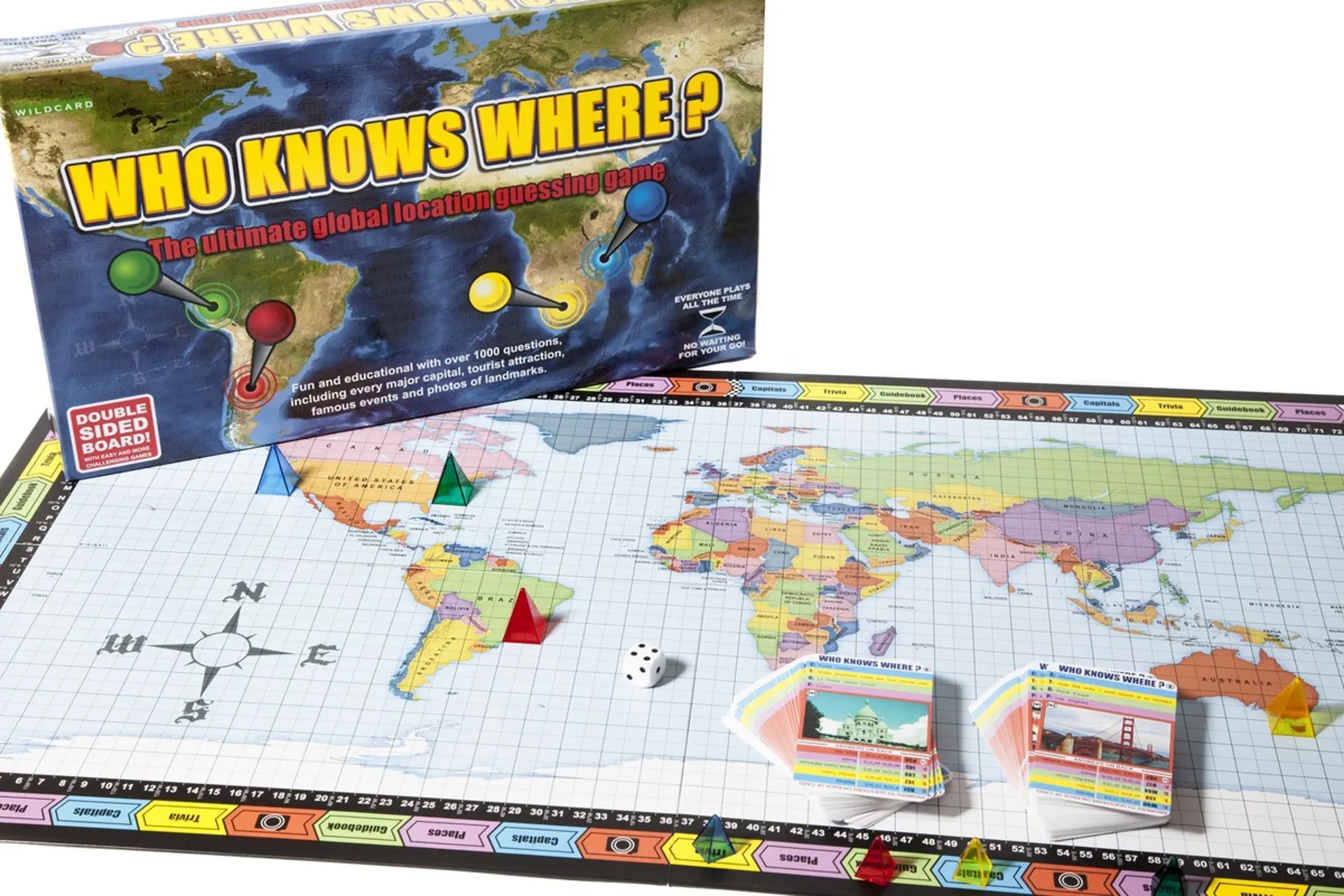 Wildcard Games Who Knows Where Board Game